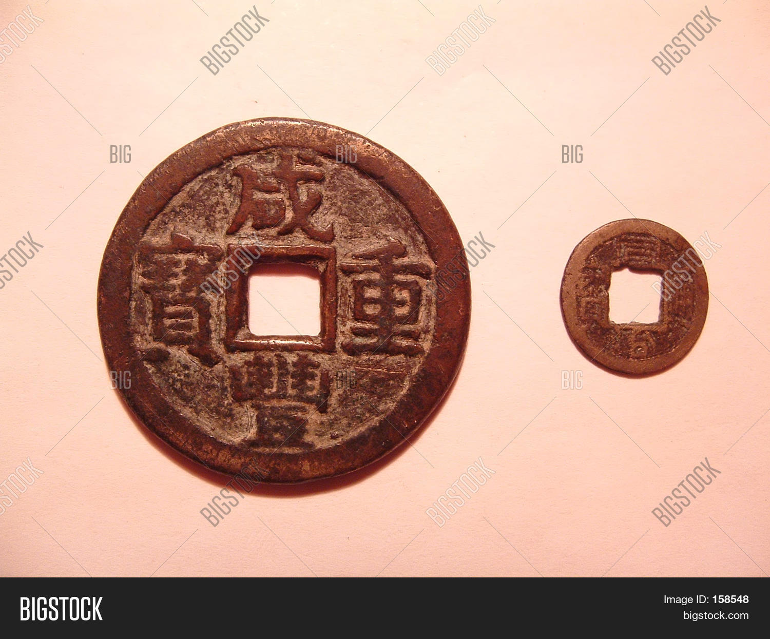 Chinese Copper Cash Image & Photo (Free Trial) | Bigstock