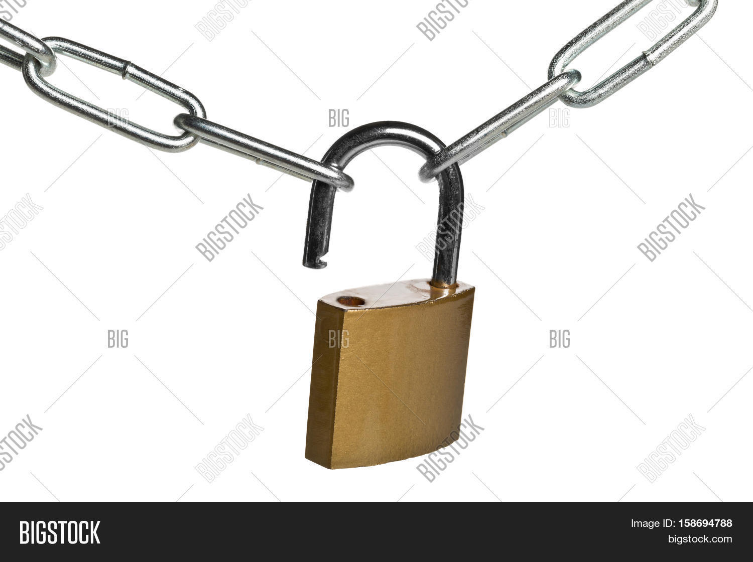 Open Brass Padlock Image & Photo (Free Trial) | Bigstock