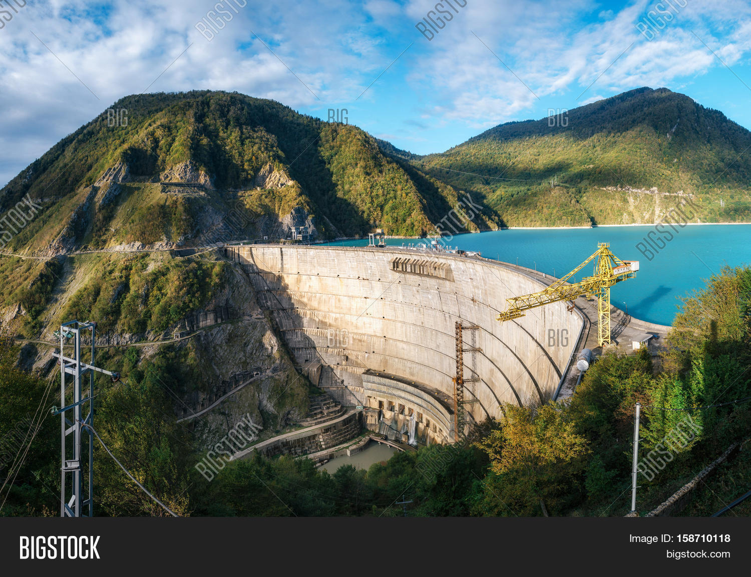 Enguri Hydroelectric Image & Photo (Free Trial) | Bigstock