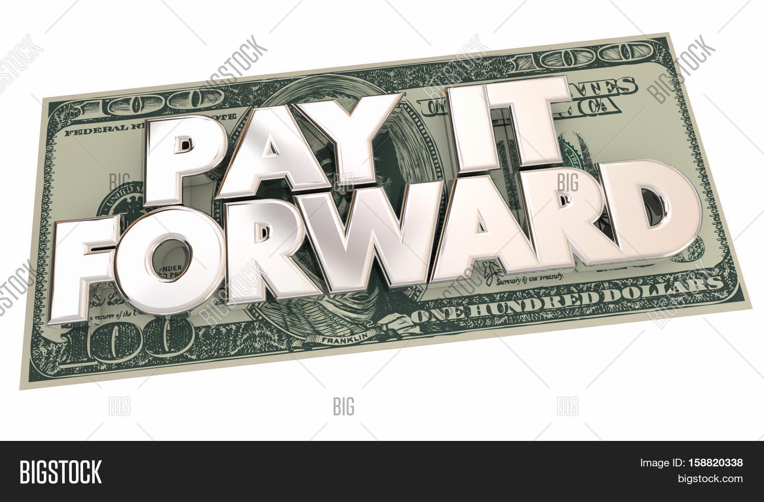 Pay Forward Cash Money Image & Photo (Free Trial) | Bigstock