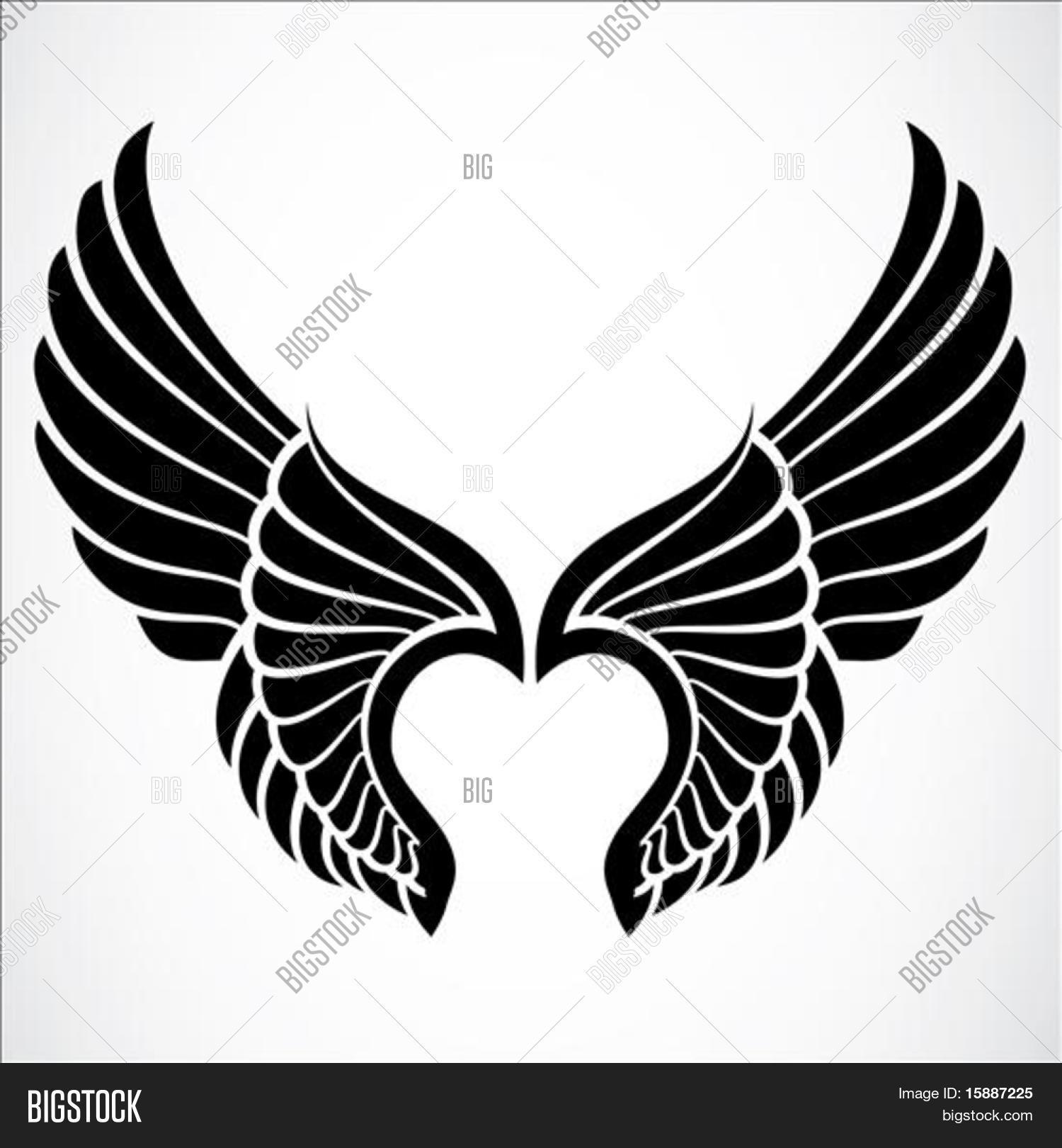 Set Illustrated Wings Vector & Photo (Free Trial) | Bigstock
