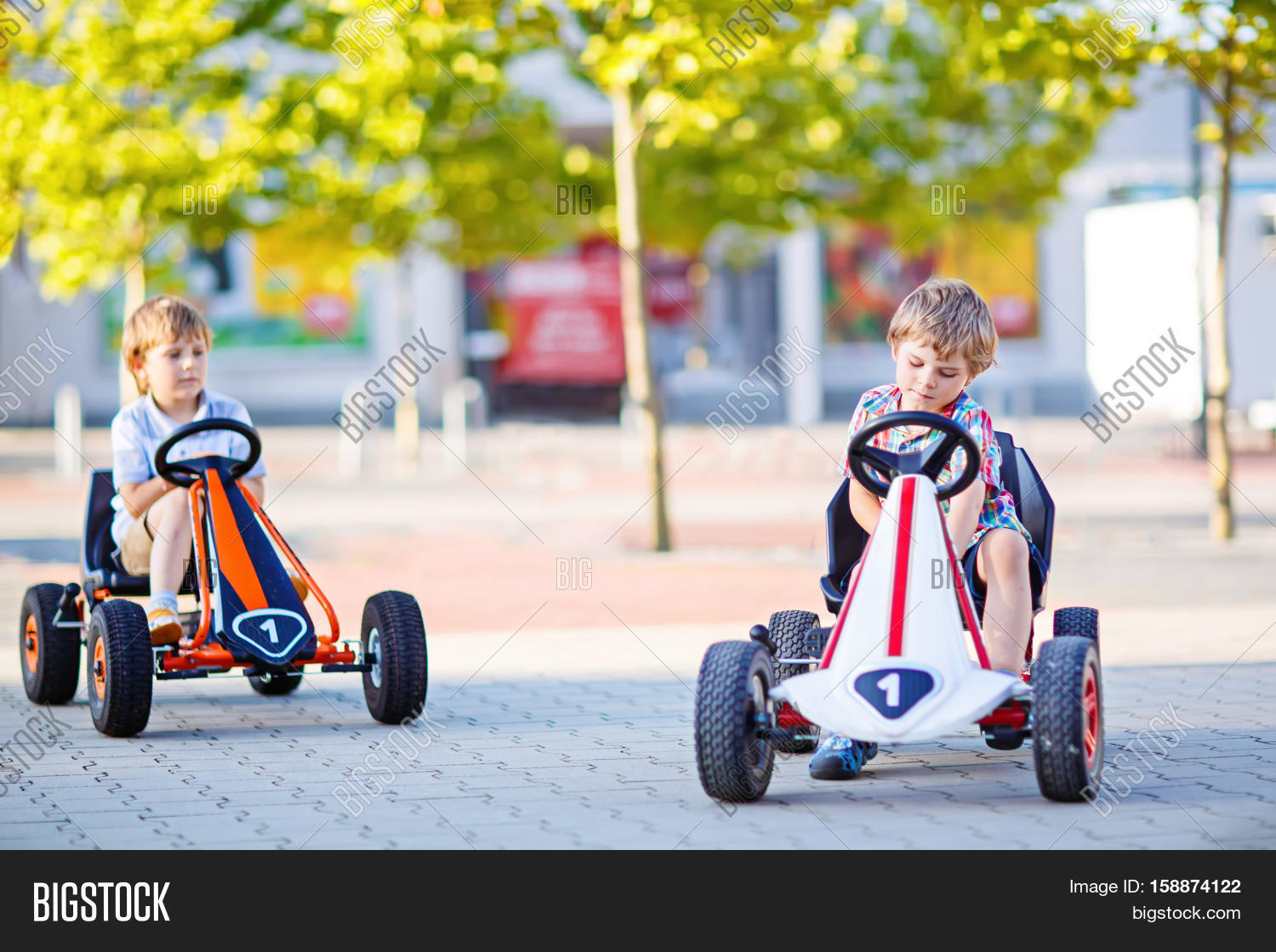 Two Active Little Kid Image & Photo (Free Trial) | Bigstock