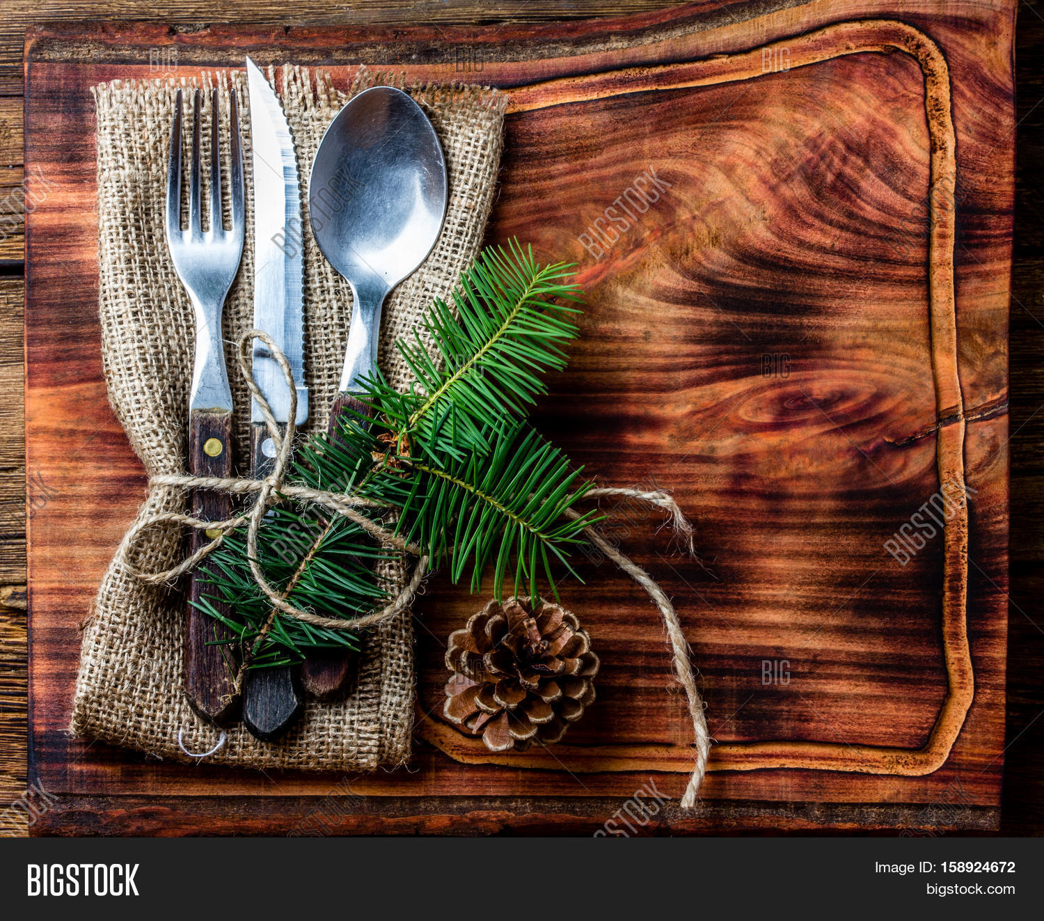 Vintage Rustic Cutlery Image & Photo (Free Trial) | Bigstock