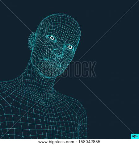 Head Person 3d Grid. Vector & Photo (Free Trial) | Bigstock