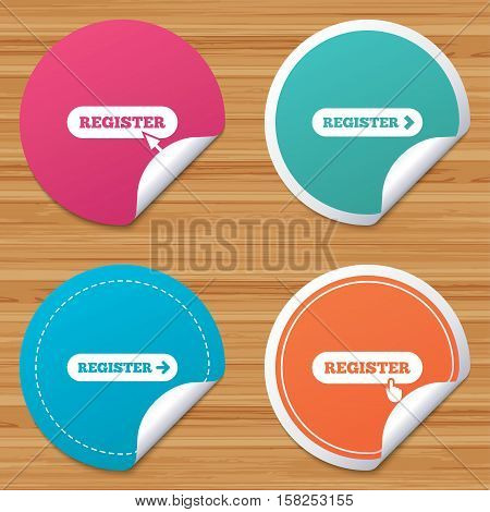 Round Stickers Vector & Photo (Free Trial) | Bigstock
