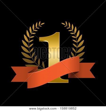 Number One Ribbon Vector & Photo (Free Trial) | Bigstock
