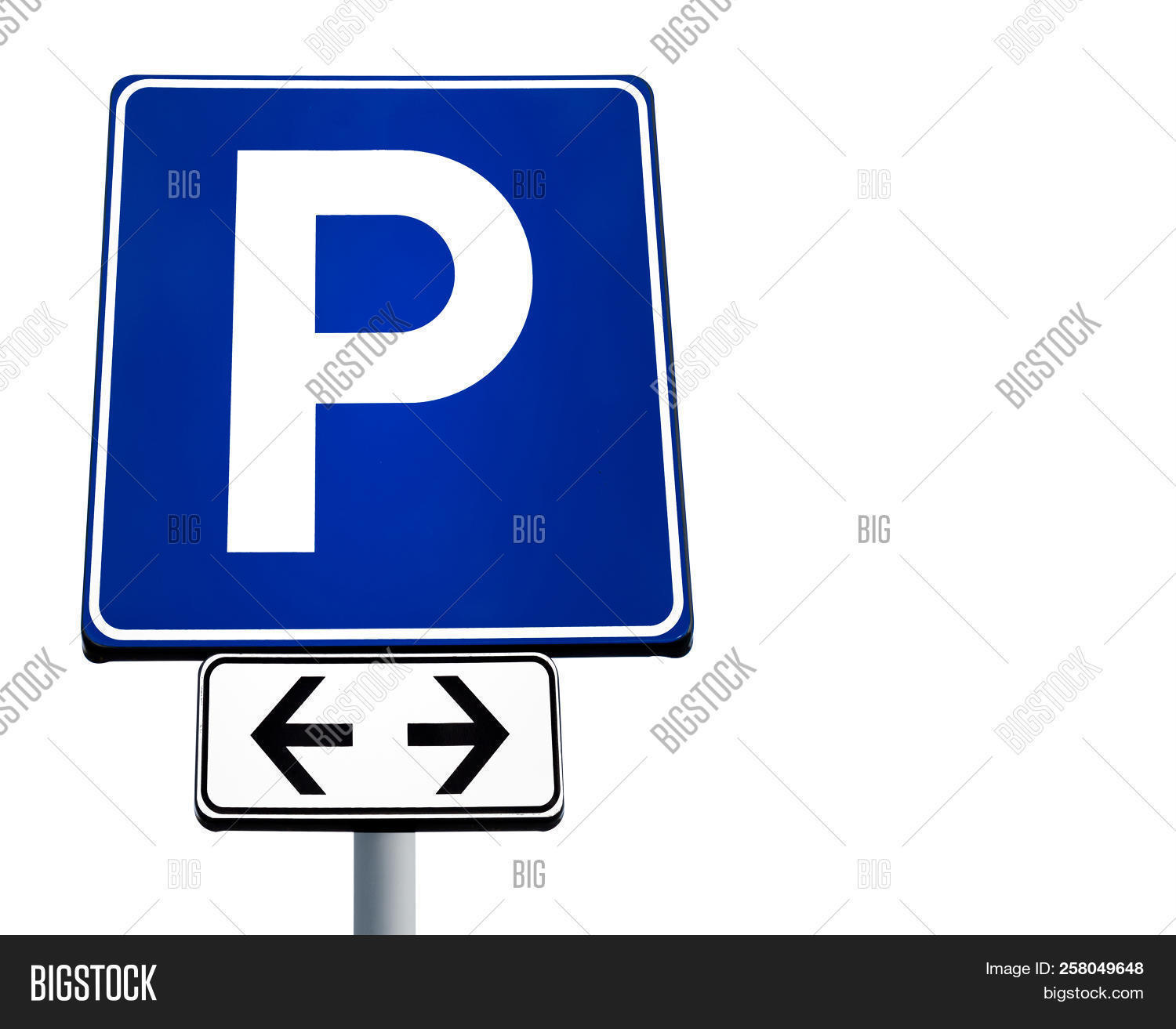 Parking Sign Isolated Image & Photo (Free Trial) | Bigstock