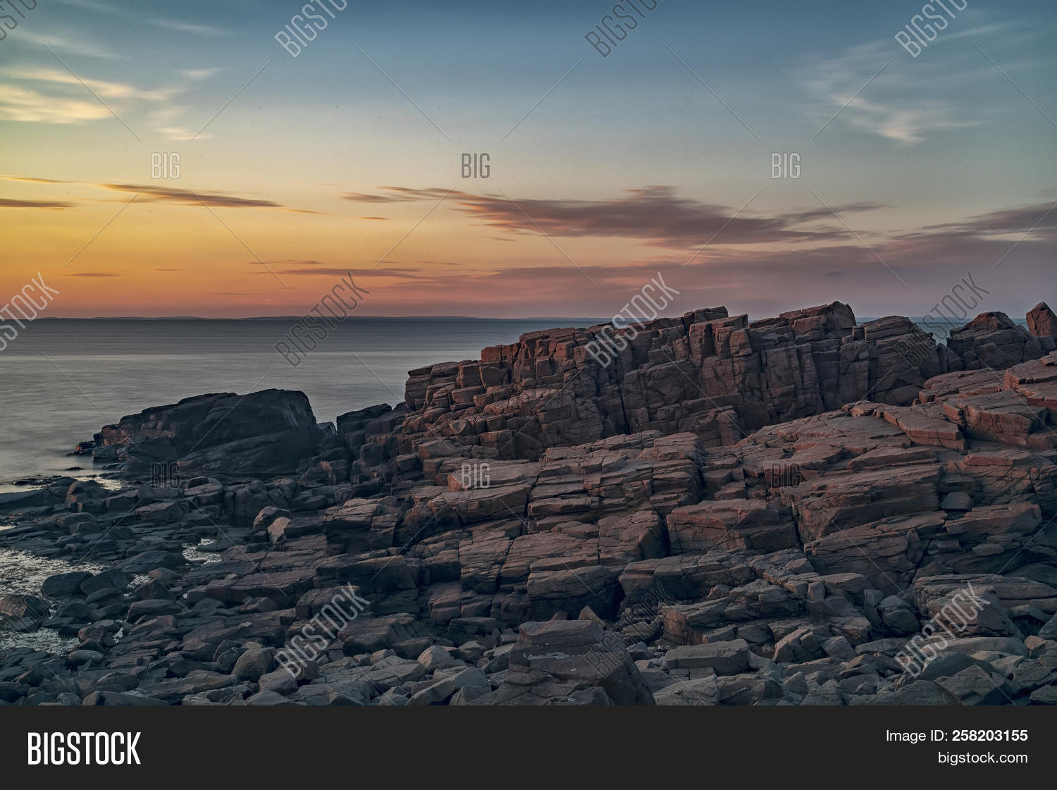 Rocky Beach Landscape Image & Photo (Free Trial) | Bigstock
