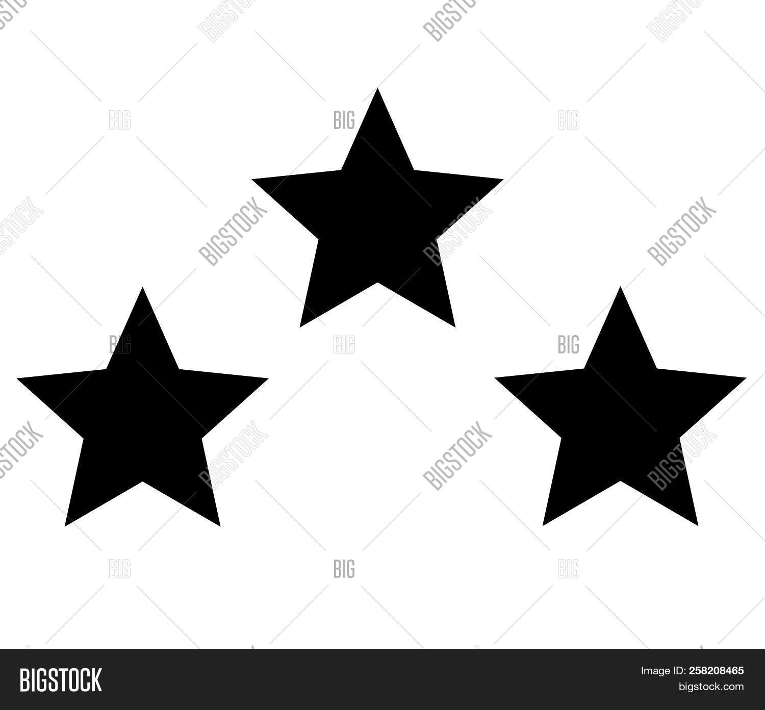 Triple Star Icon On Image & Photo (Free Trial) | Bigstock