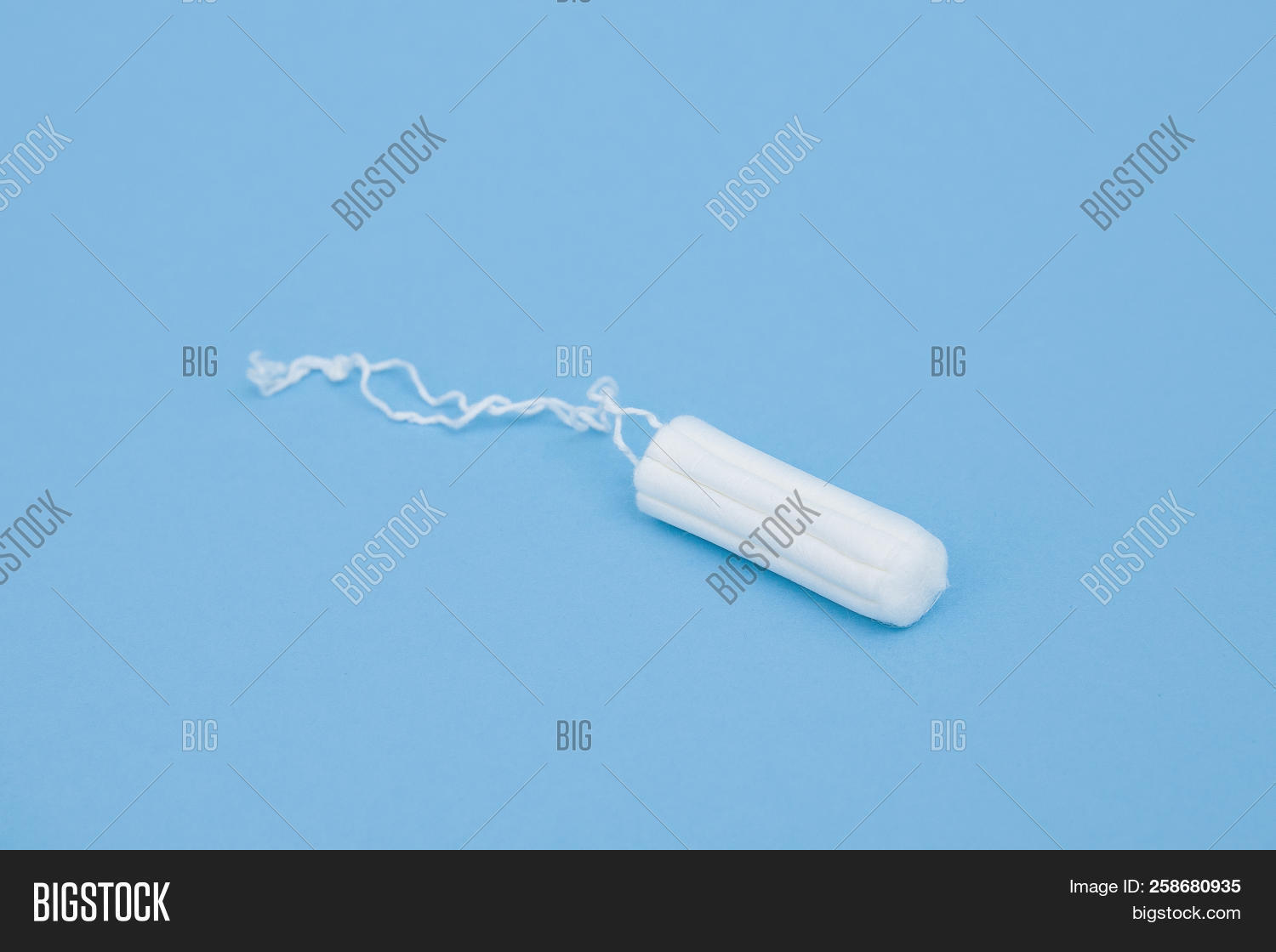 White Tampons On Blue Image & Photo (Free Trial) | Bigstock
