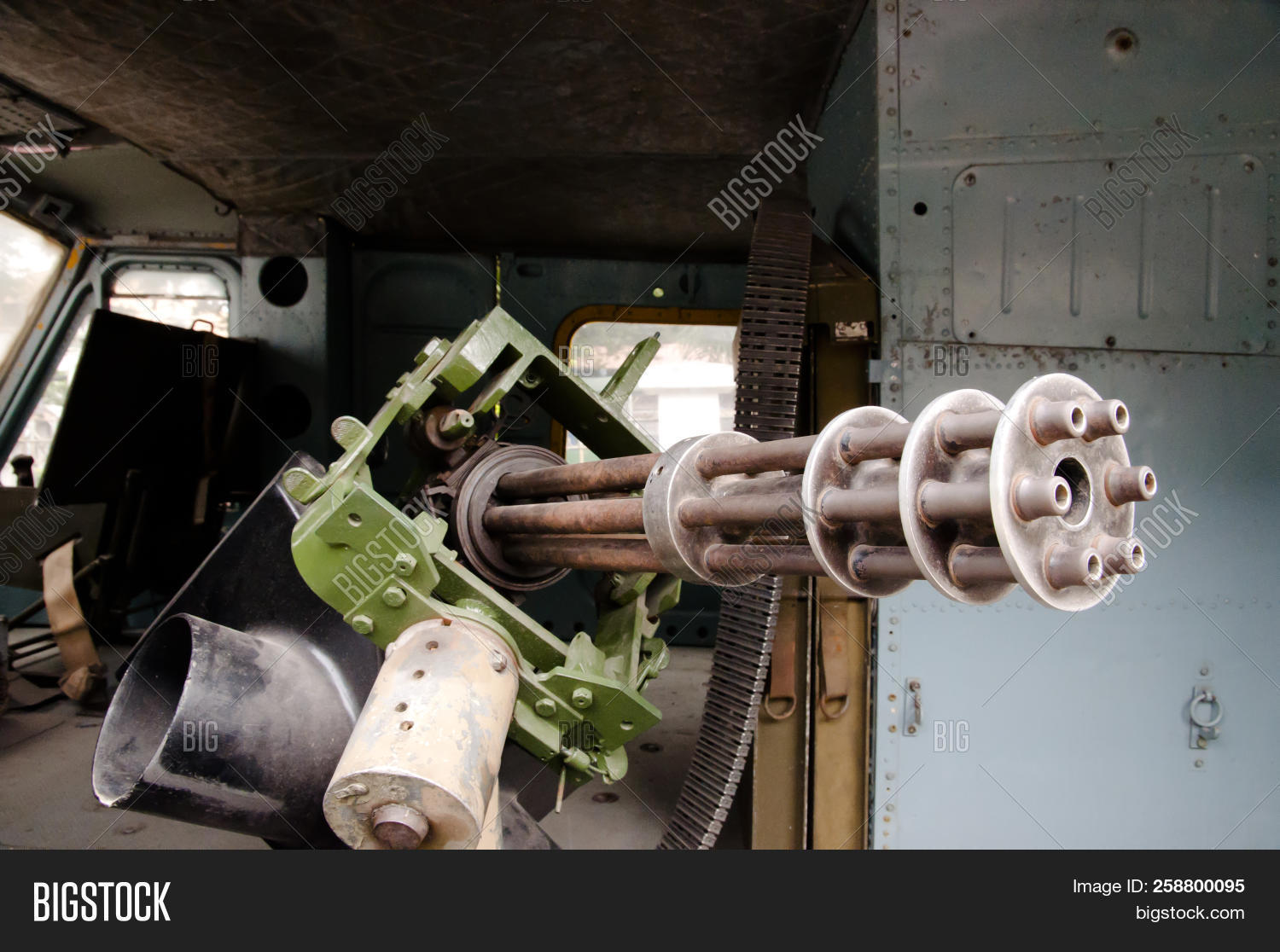 M134 Minigun Mounted Image & Photo (Free Trial) | Bigstock