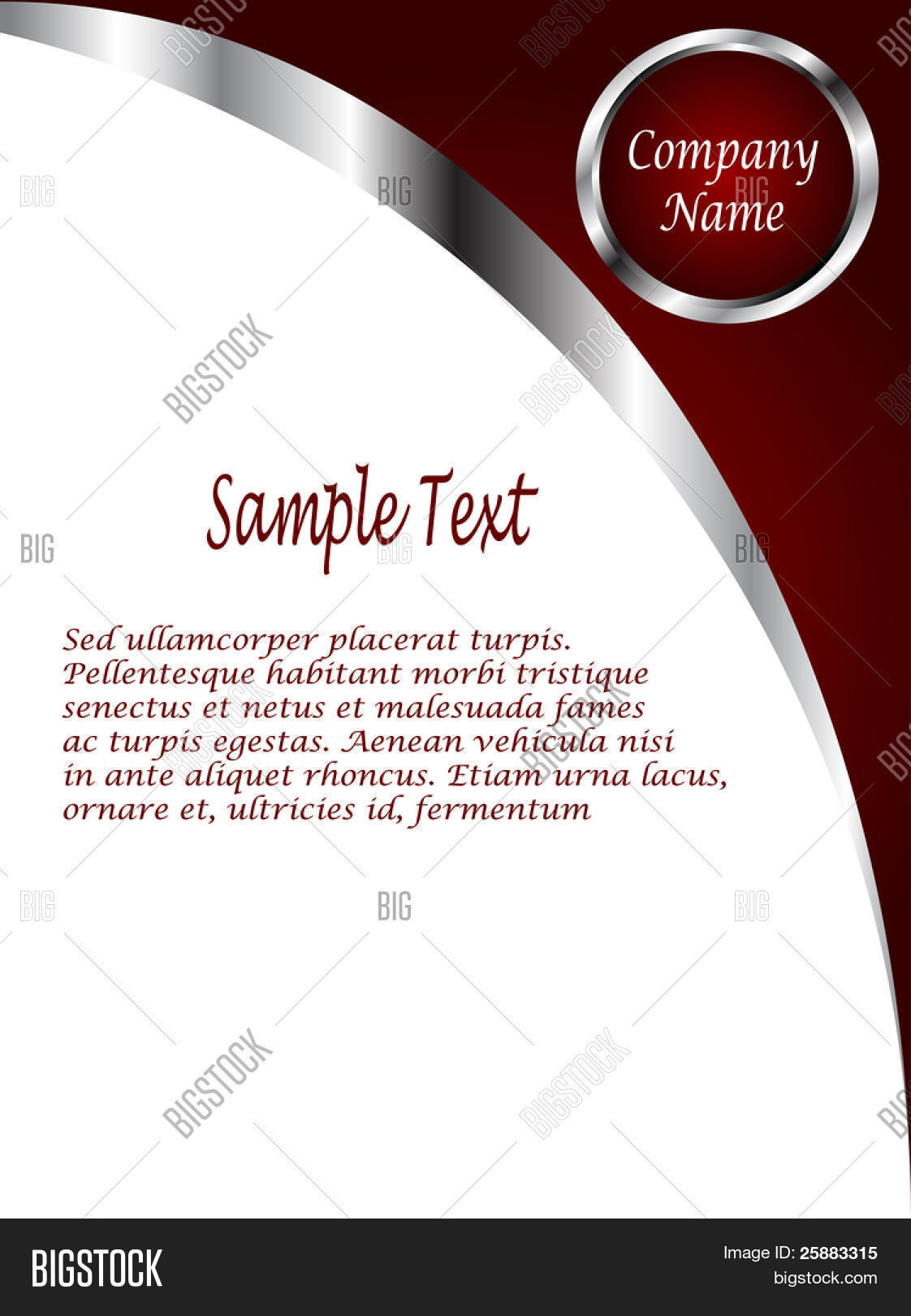 Deep Red Silver White Vector & Photo (Free Trial) | Bigstock