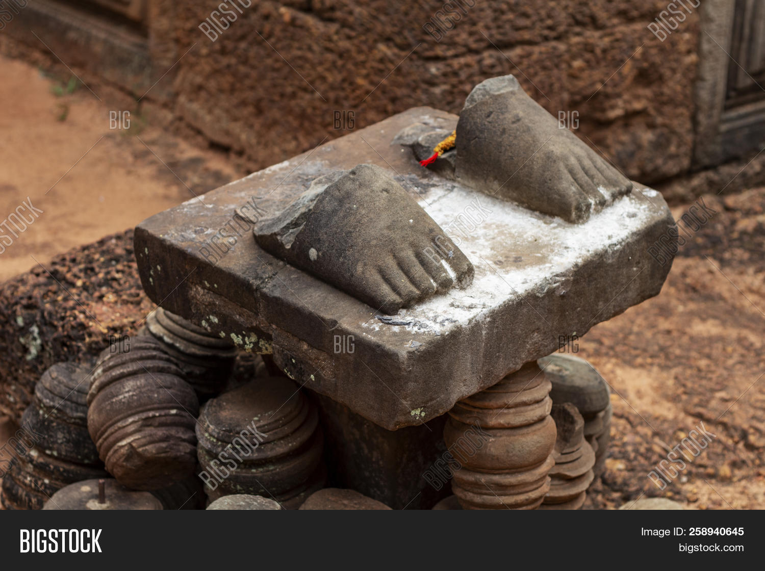 Stone Statue Feet Ruin Image & Photo (Free Trial) | Bigstock