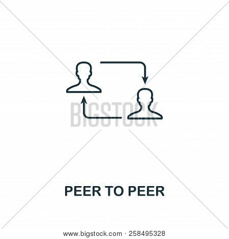 Peer Peer Outline Vector & Photo (Free Trial) | Bigstock