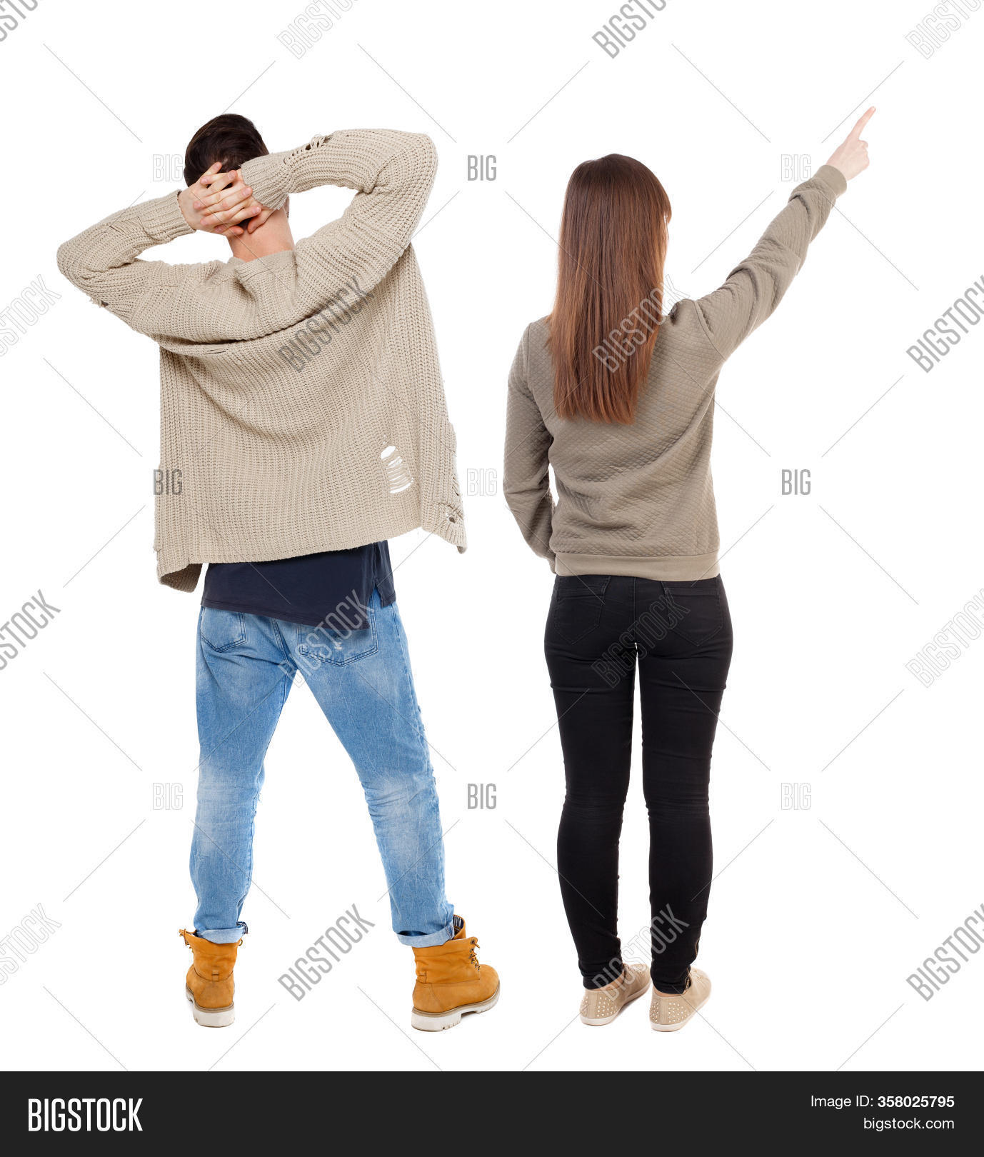 Back View Couple Image & Photo (Free Trial) | Bigstock