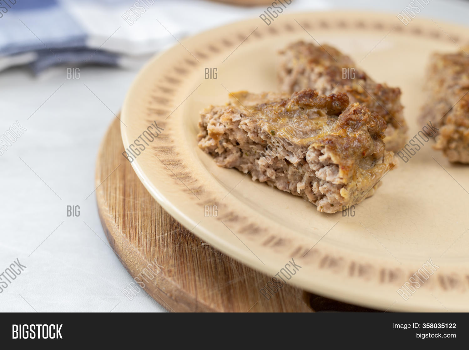 Minced Meat Meatloaf Image & Photo (Free Trial) | Bigstock