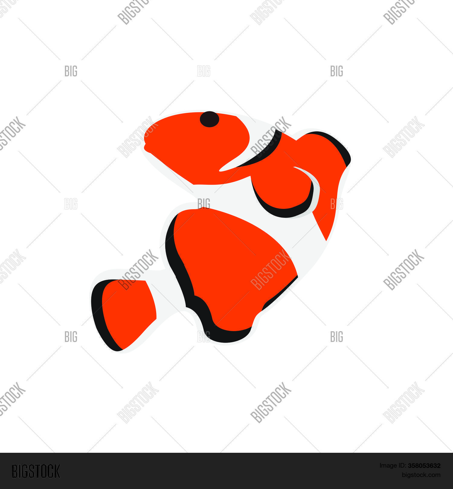 Clown Fish Logo Vector & Photo (Free Trial) | Bigstock