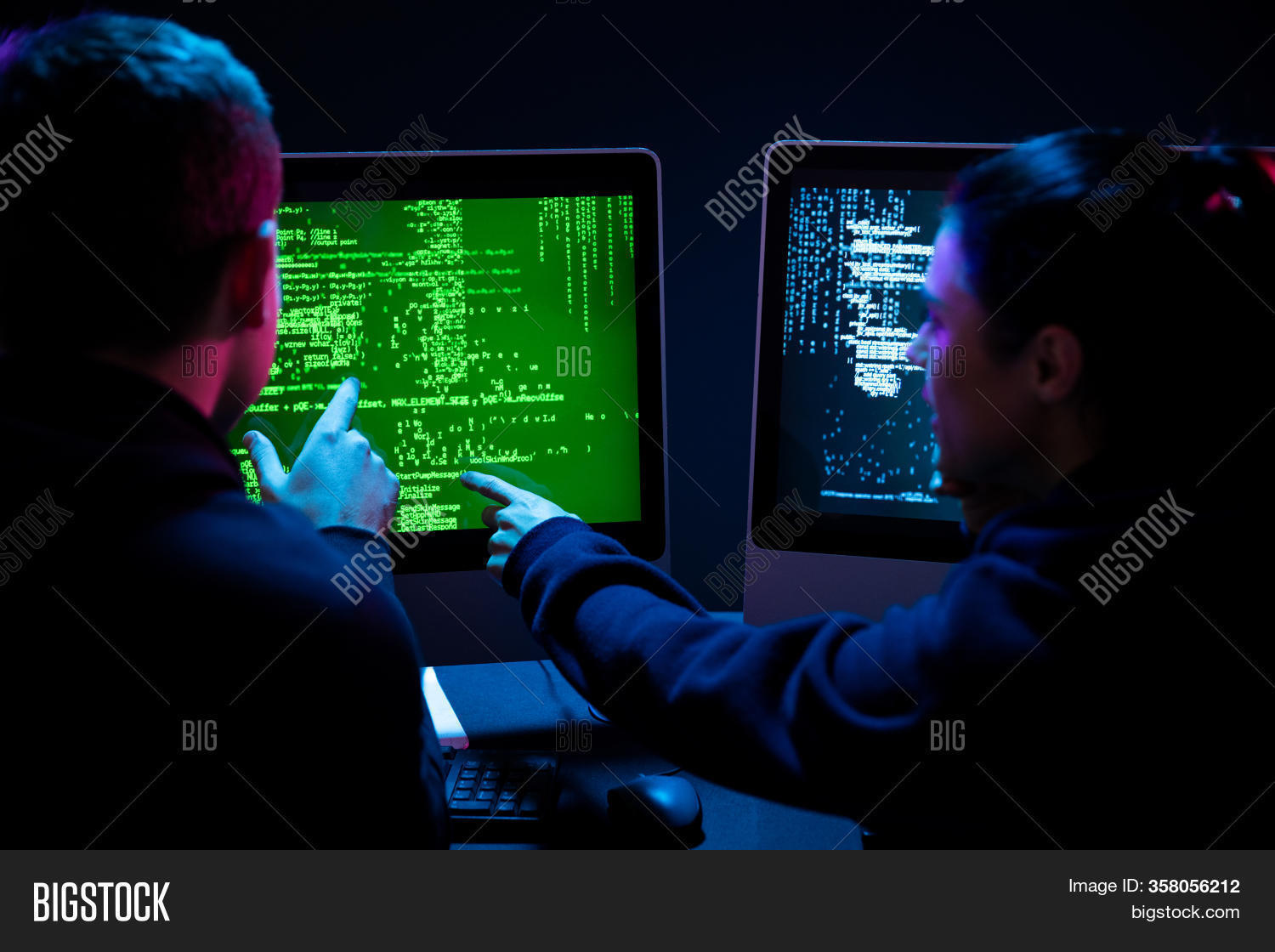 Over Shoulder View Image & Photo (Free Trial) | Bigstock