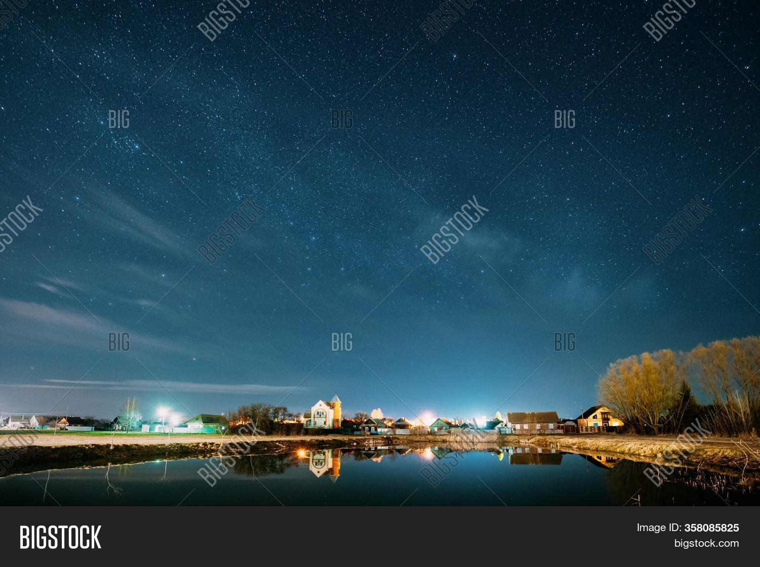 Spring Night City