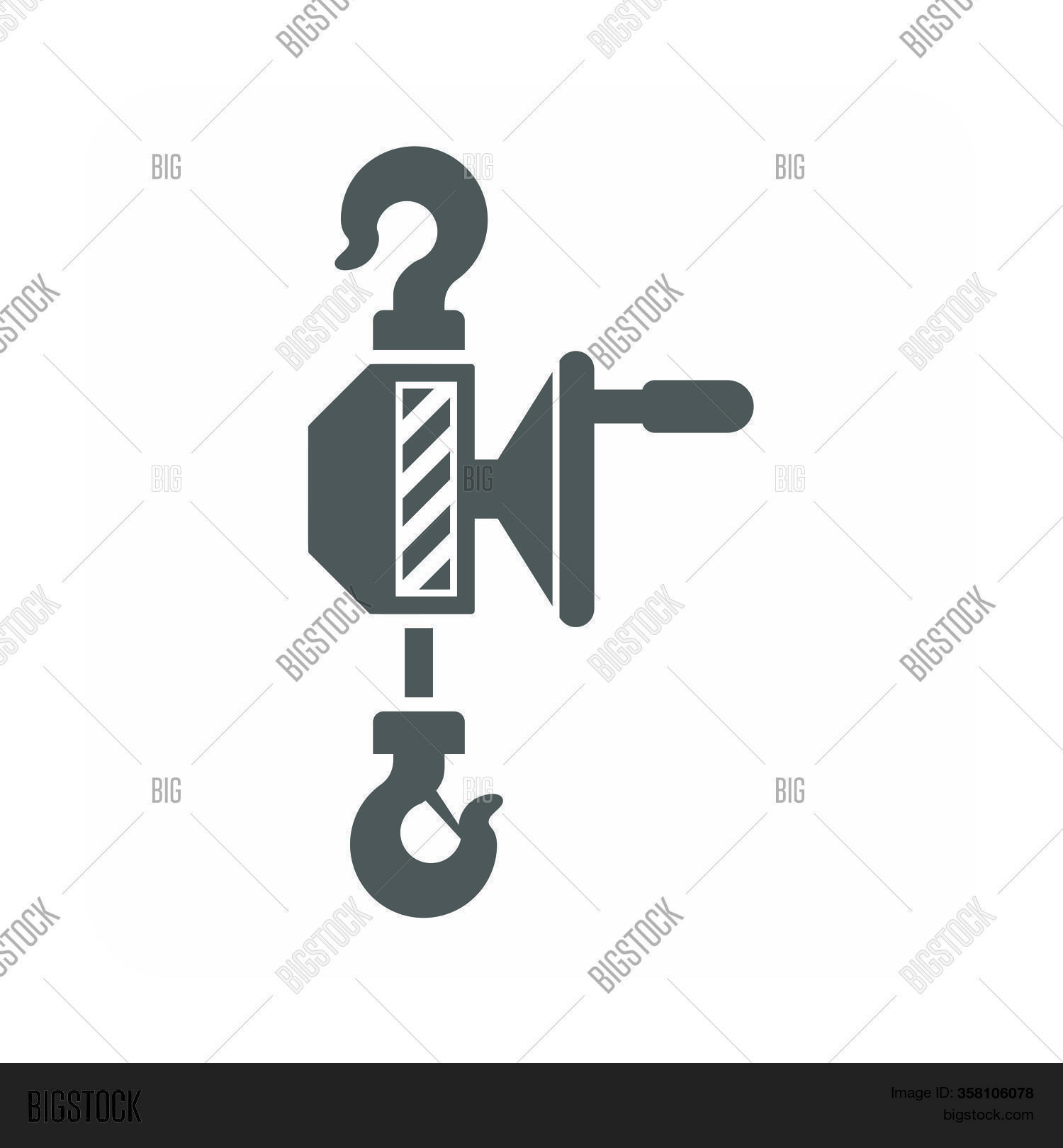 Winch Vector Icon Vector & Photo (Free Trial) | Bigstock