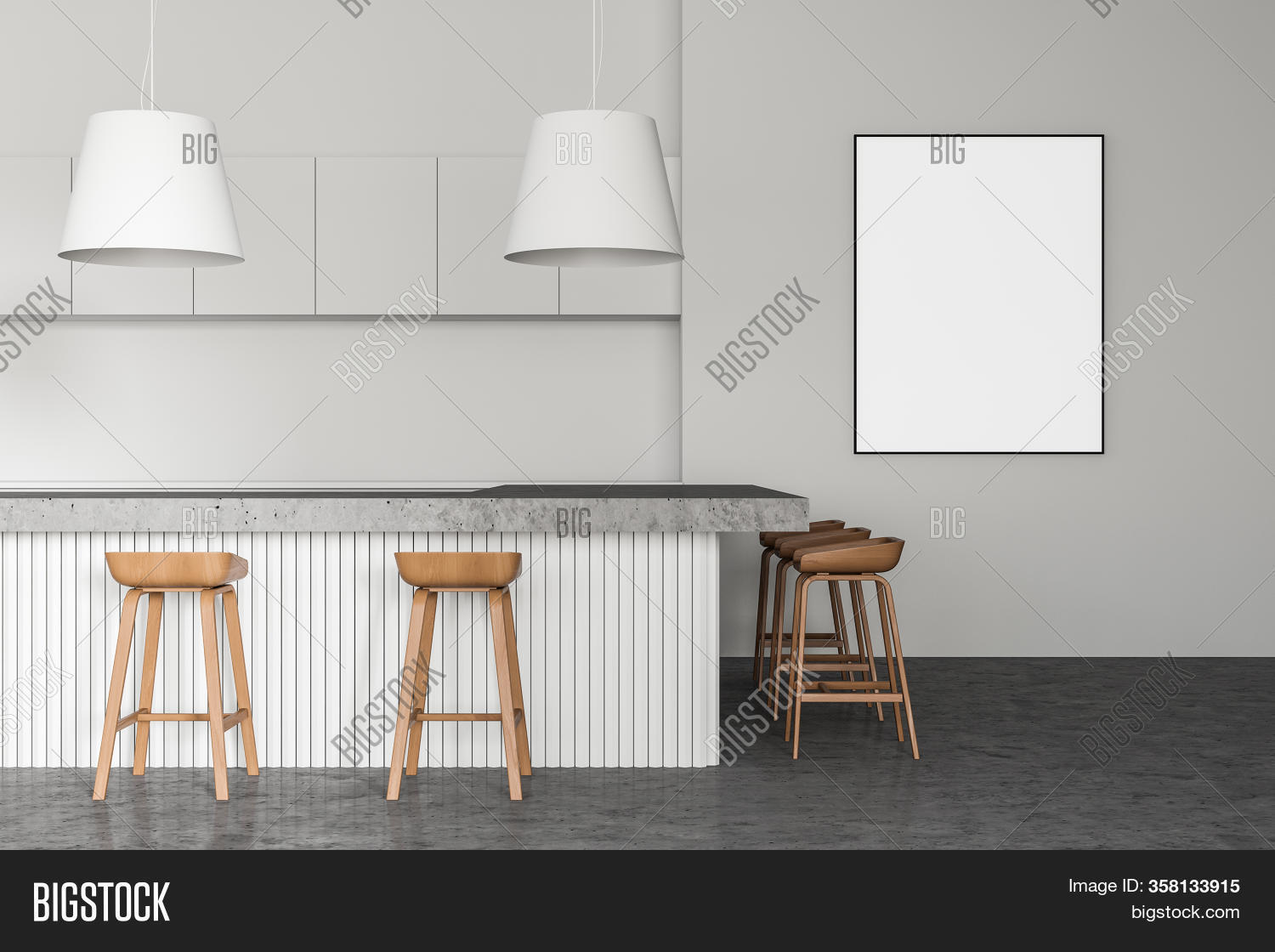 Long Bar Counter Image & Photo (Free Trial) | Bigstock