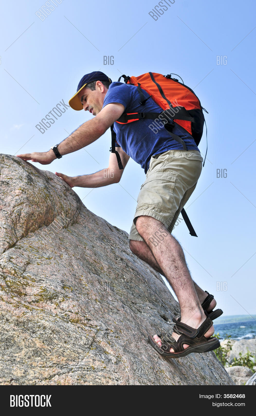 Man Climbing Image & Photo (Free Trial) | Bigstock