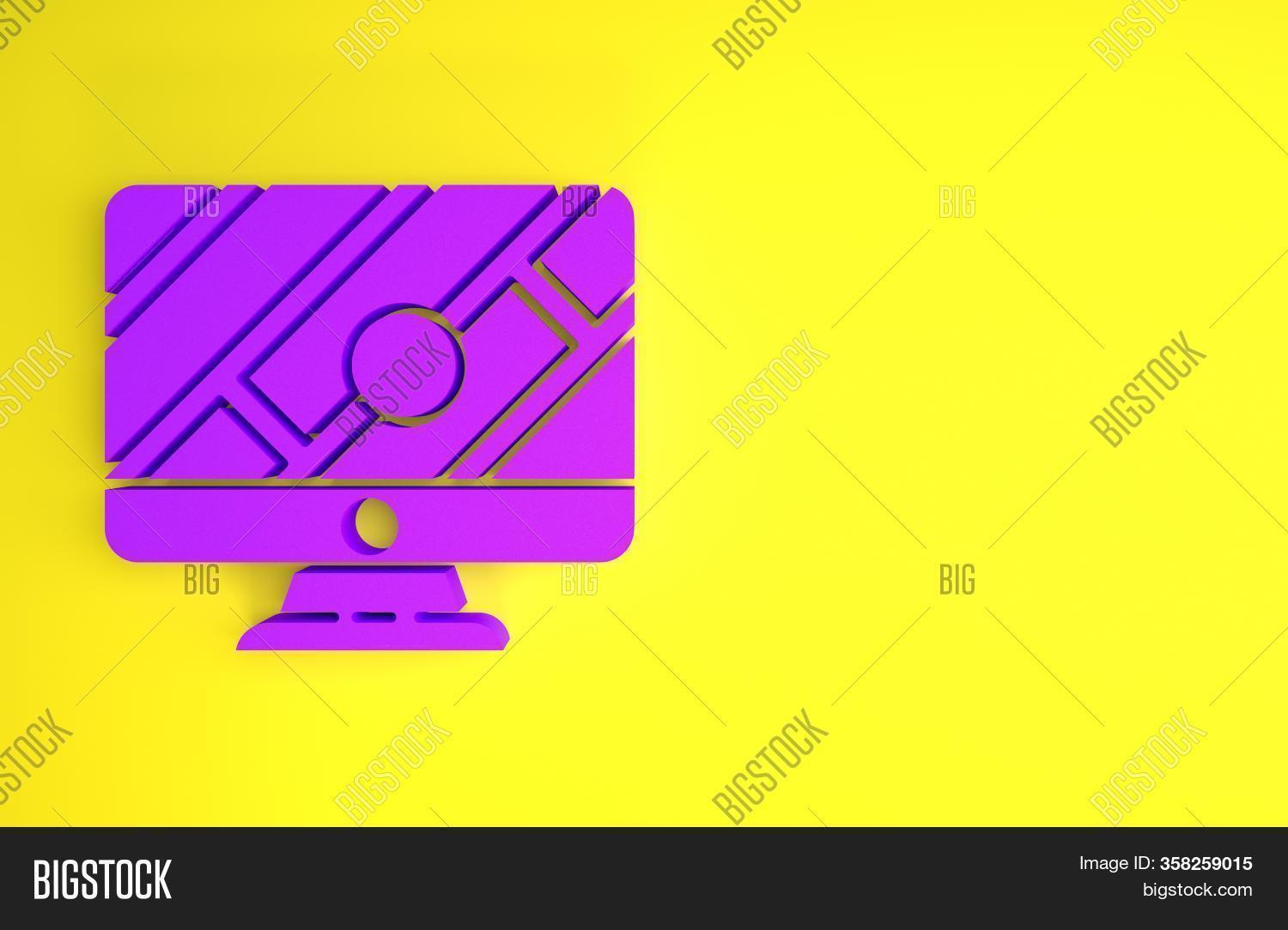 Purple Computer Image & Photo (Free Trial) | Bigstock