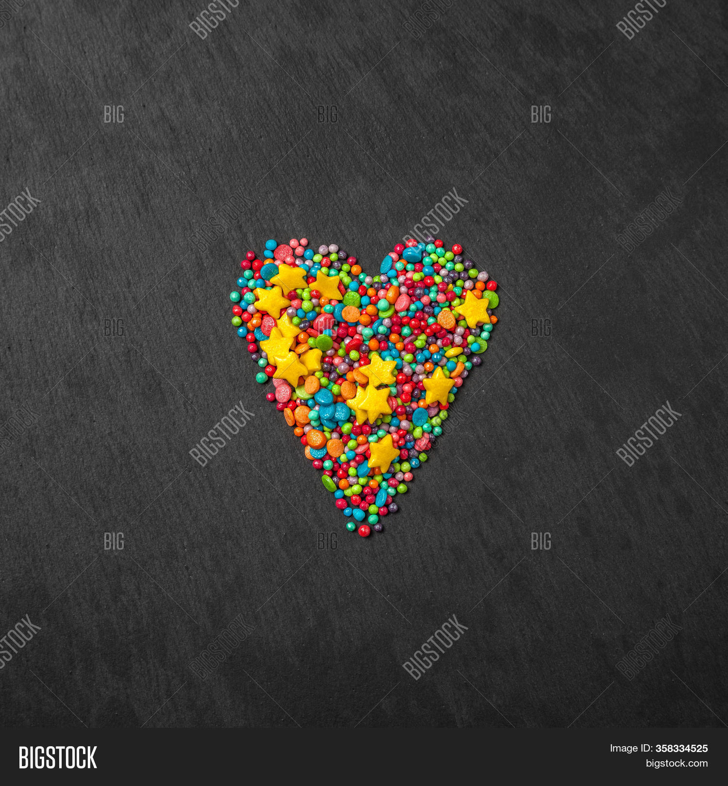 Sprinkle Heart Shape Image & Photo (Free Trial) | Bigstock