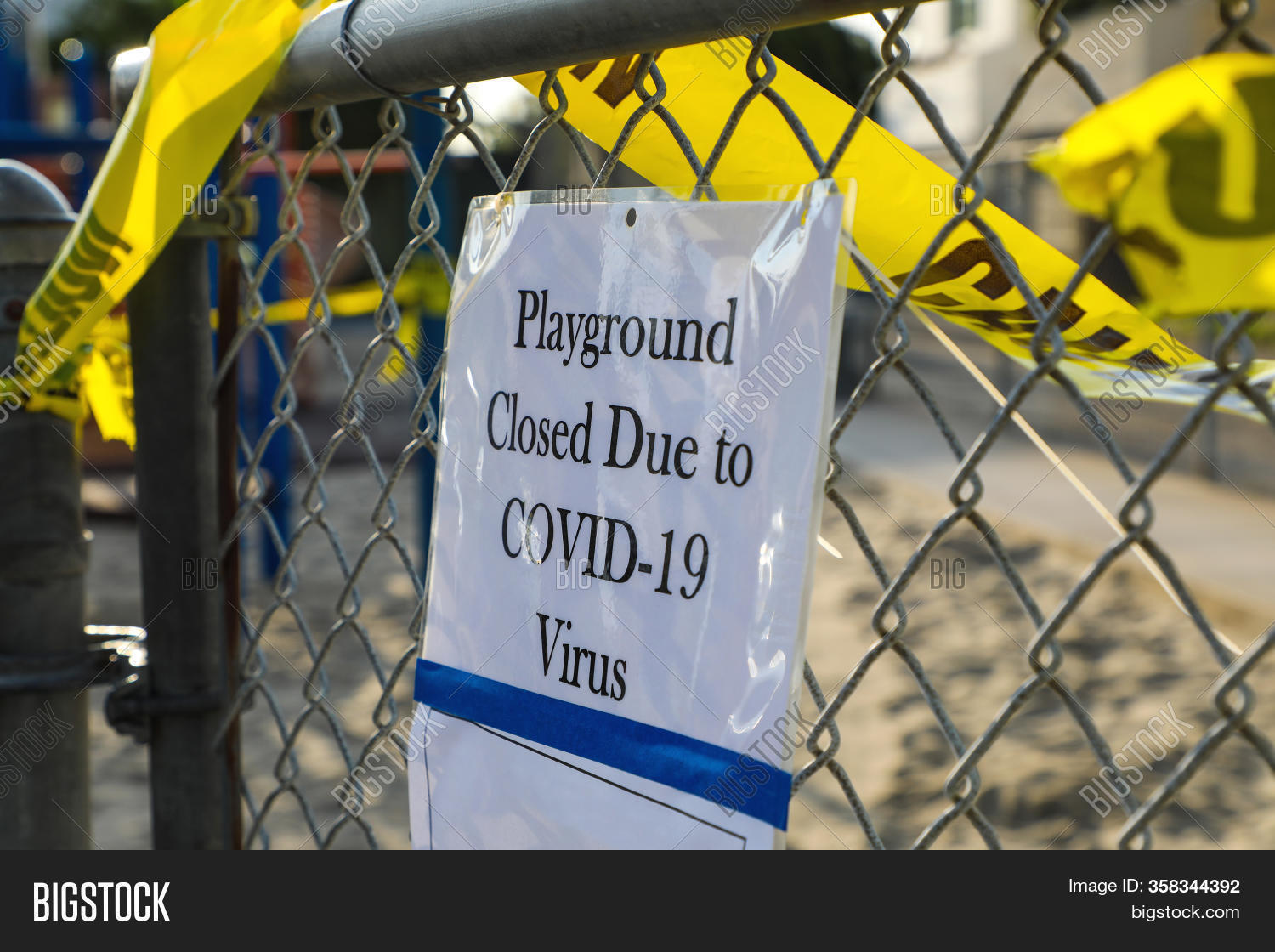 Playground Closed Due Image & Photo (Free Trial) | Bigstock