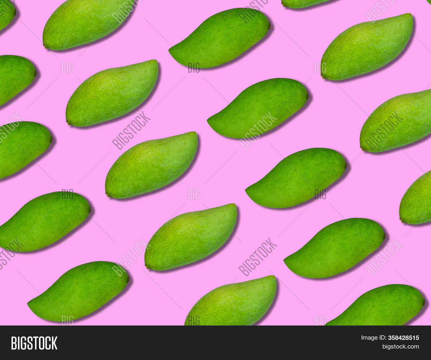 Pattern Green Mangoes Image & Photo (Free Trial) | Bigstock