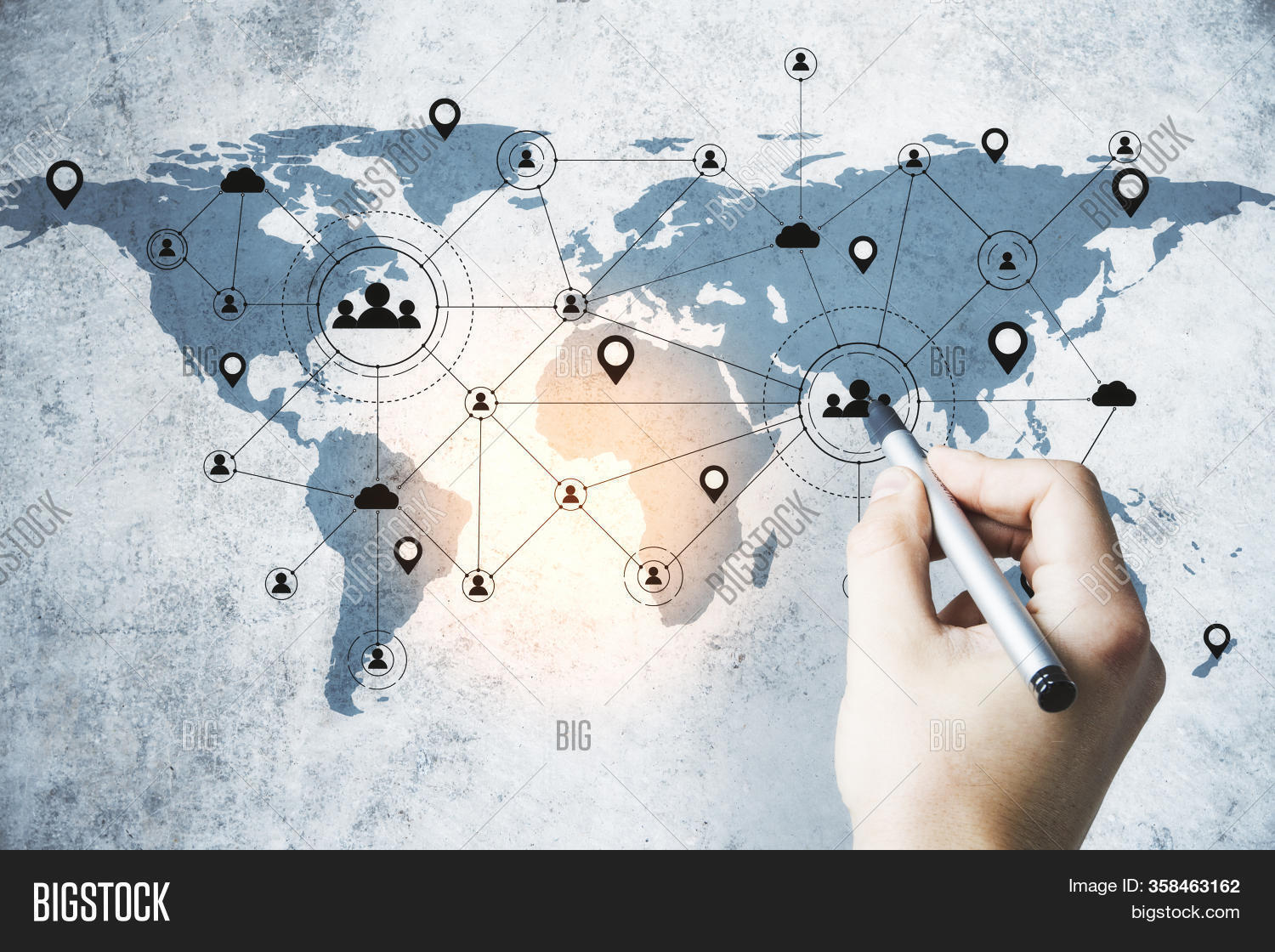 Hand Drawing Remote Image & Photo (Free Trial) | Bigstock