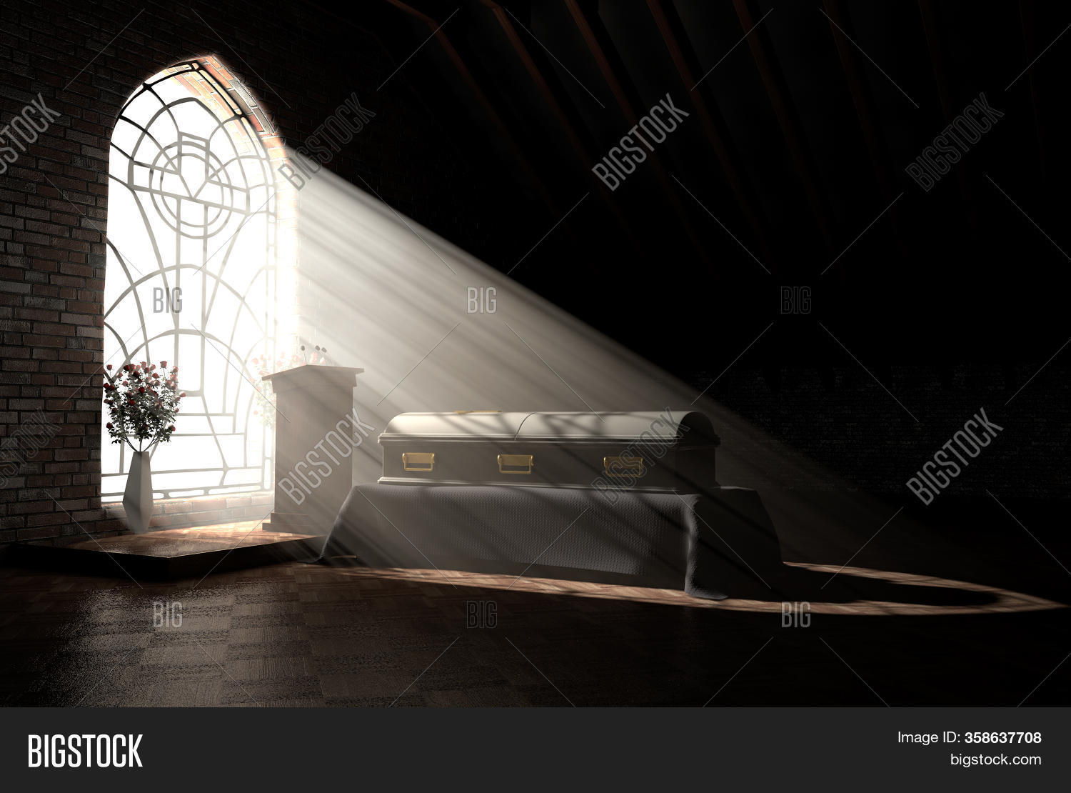 Dark Church Interior Image & Photo (Free Trial) | Bigstock
