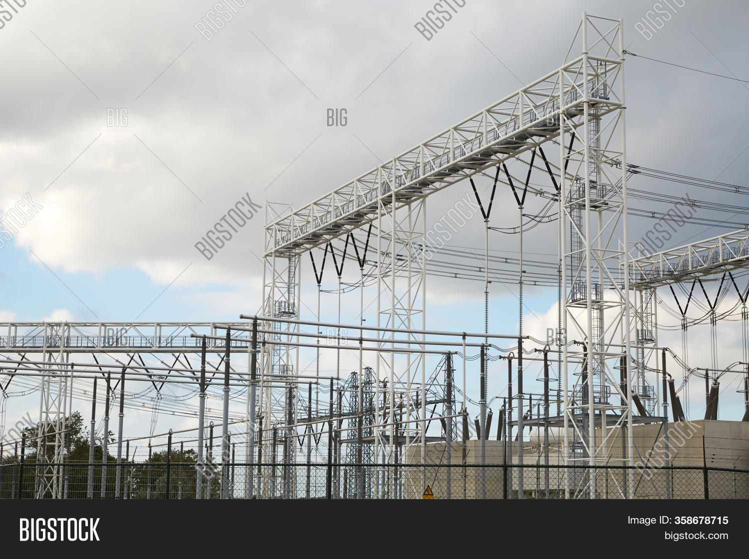 Electric Line Power Image & Photo (Free Trial) | Bigstock