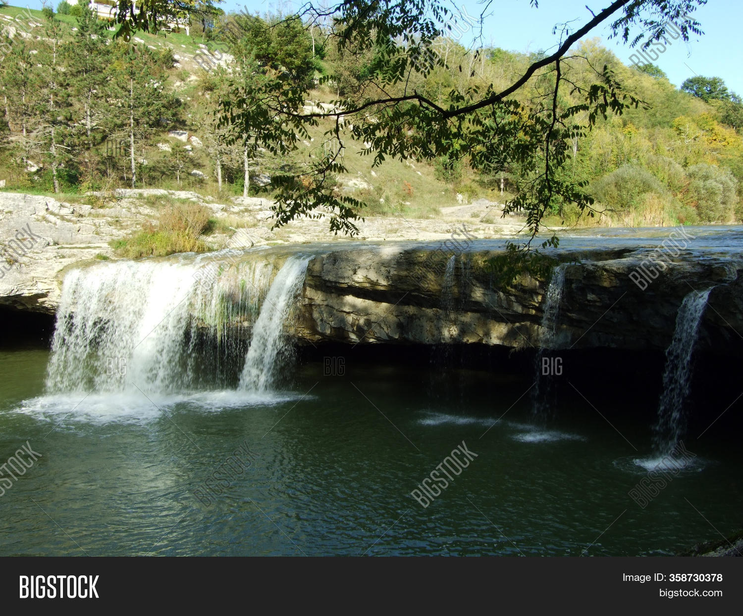 Waterfall Cave Zarecki Image & Photo (Free Trial) | Bigstock