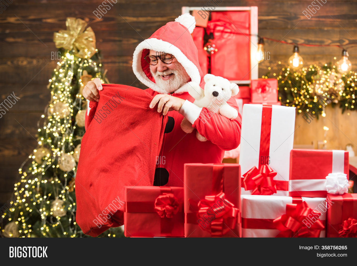 Santa Christmas Gift. Image & Photo (Free Trial) | Bigstock