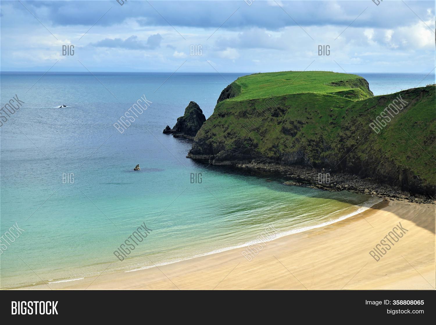 Calm Irish Sandy Bay Image & Photo (Free Trial) | Bigstock