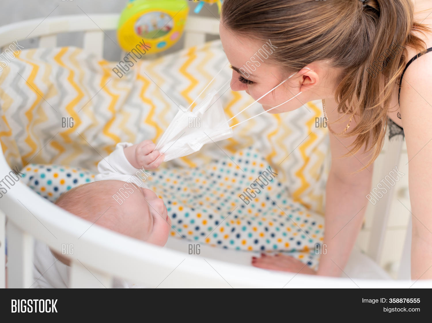 Baby Tries Tear Off Image & Photo (Free Trial) | Bigstock