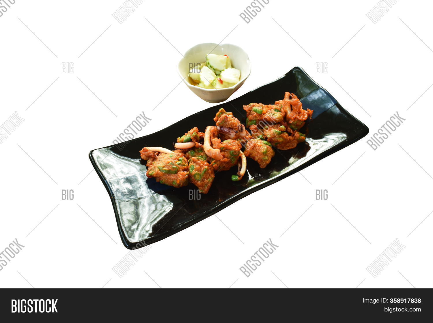 Fried Fish Patty Squid Image & Photo (Free Trial) | Bigstock