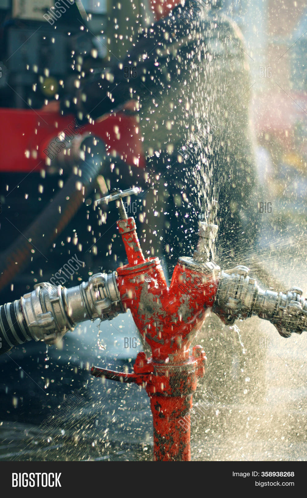 Water Splashes Fire Image & Photo (Free Trial) | Bigstock