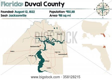 Large Detailed Map Vector & Photo (Free Trial) | Bigstock