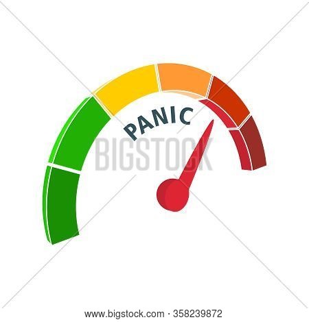 Panic Level Vector & Photo (Free Trial) | Bigstock