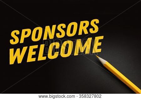 Word Sponsor Welcome Image & Photo (Free Trial) | Bigstock