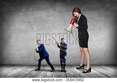 Strict Boss Megaphone Image & Photo (Free Trial) | Bigstock