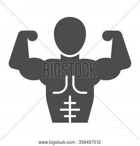 Muscular Man Line Vector & Photo (Free Trial) | Bigstock