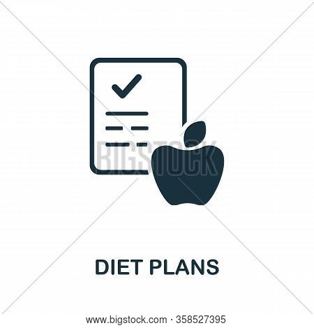 Diet Plans Icon. Vector & Photo (Free Trial) | Bigstock