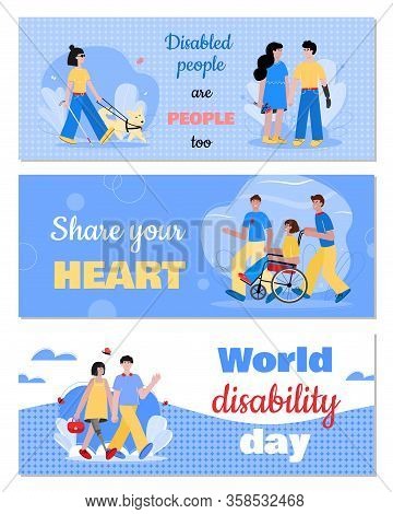 World Disability Day Vector & Photo (Free Trial) | Bigstock