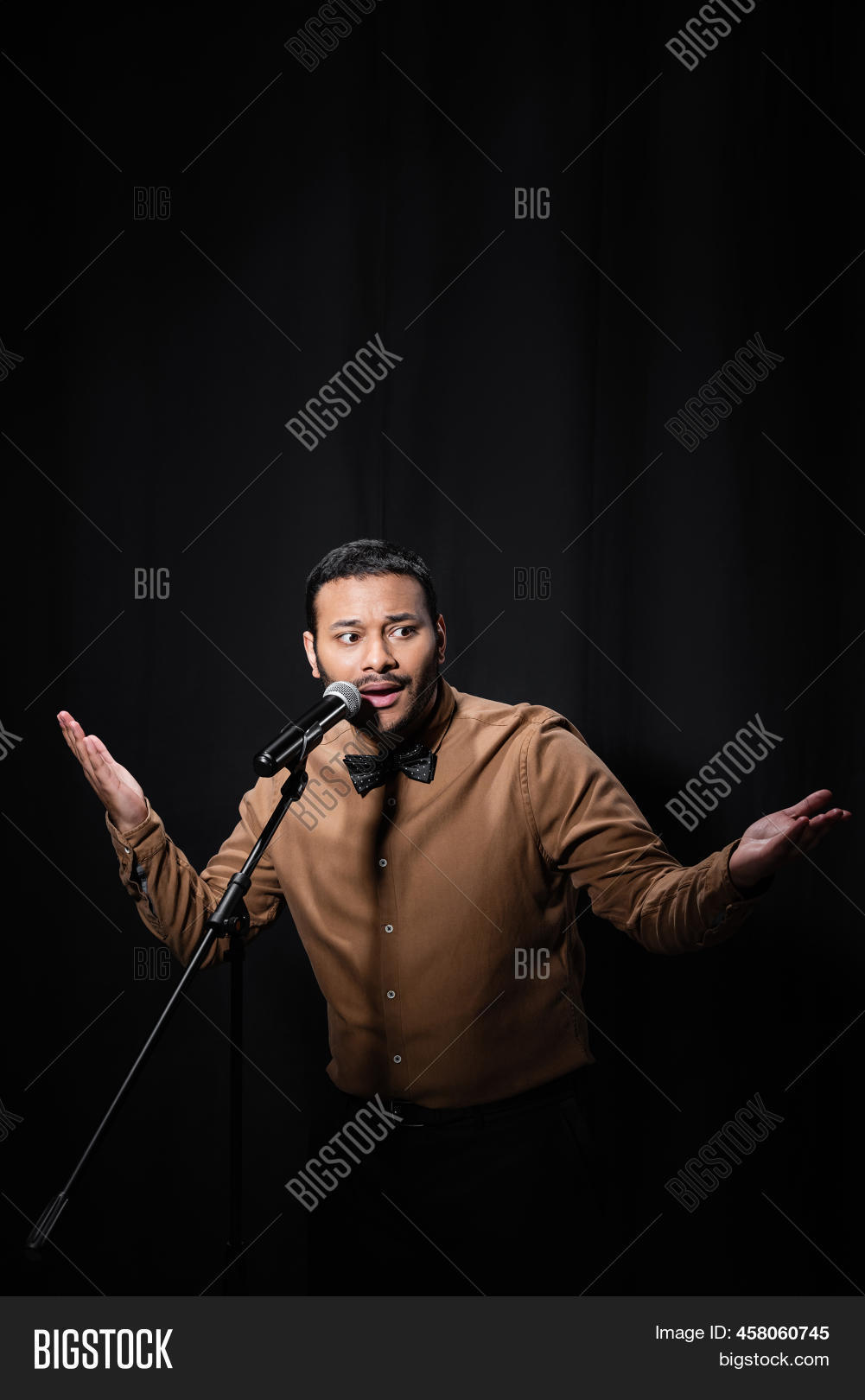 Indian Stand Comedian Image & Photo (Free Trial) | Bigstock