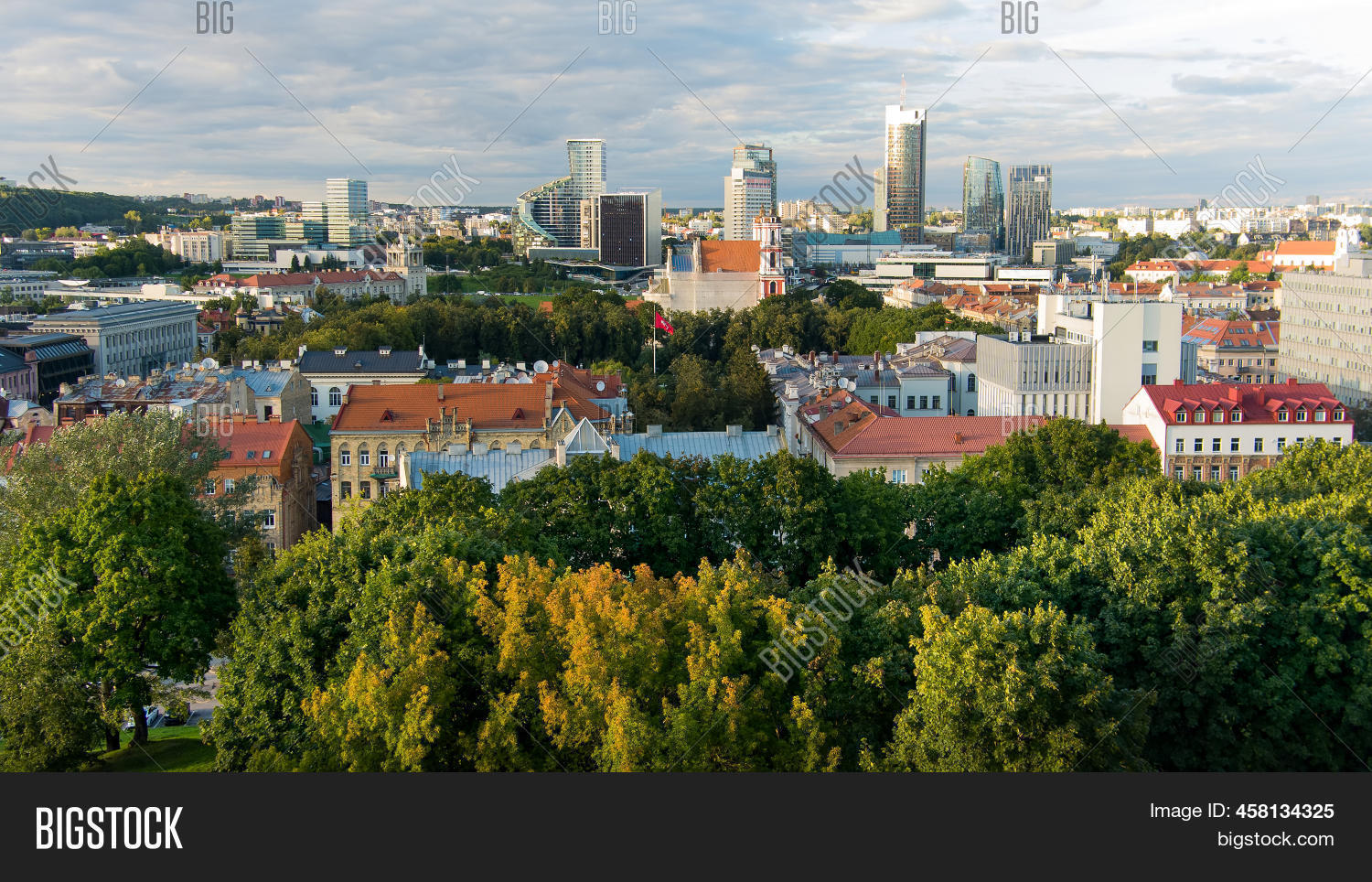Aerial View Vilnius Image & Photo (Free Trial) | Bigstock