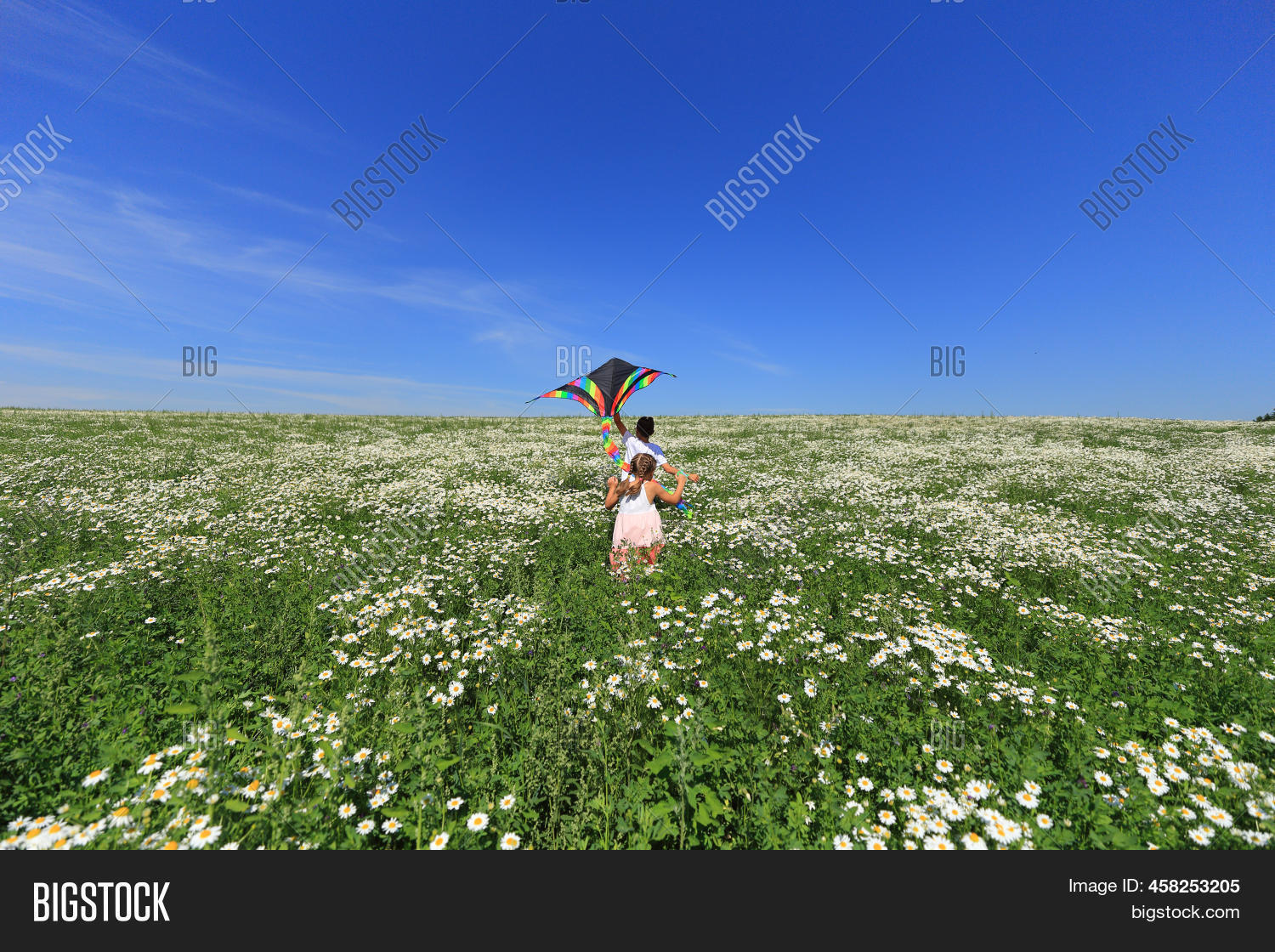 Two Children Chamomile Image & Photo (Free Trial) | Bigstock