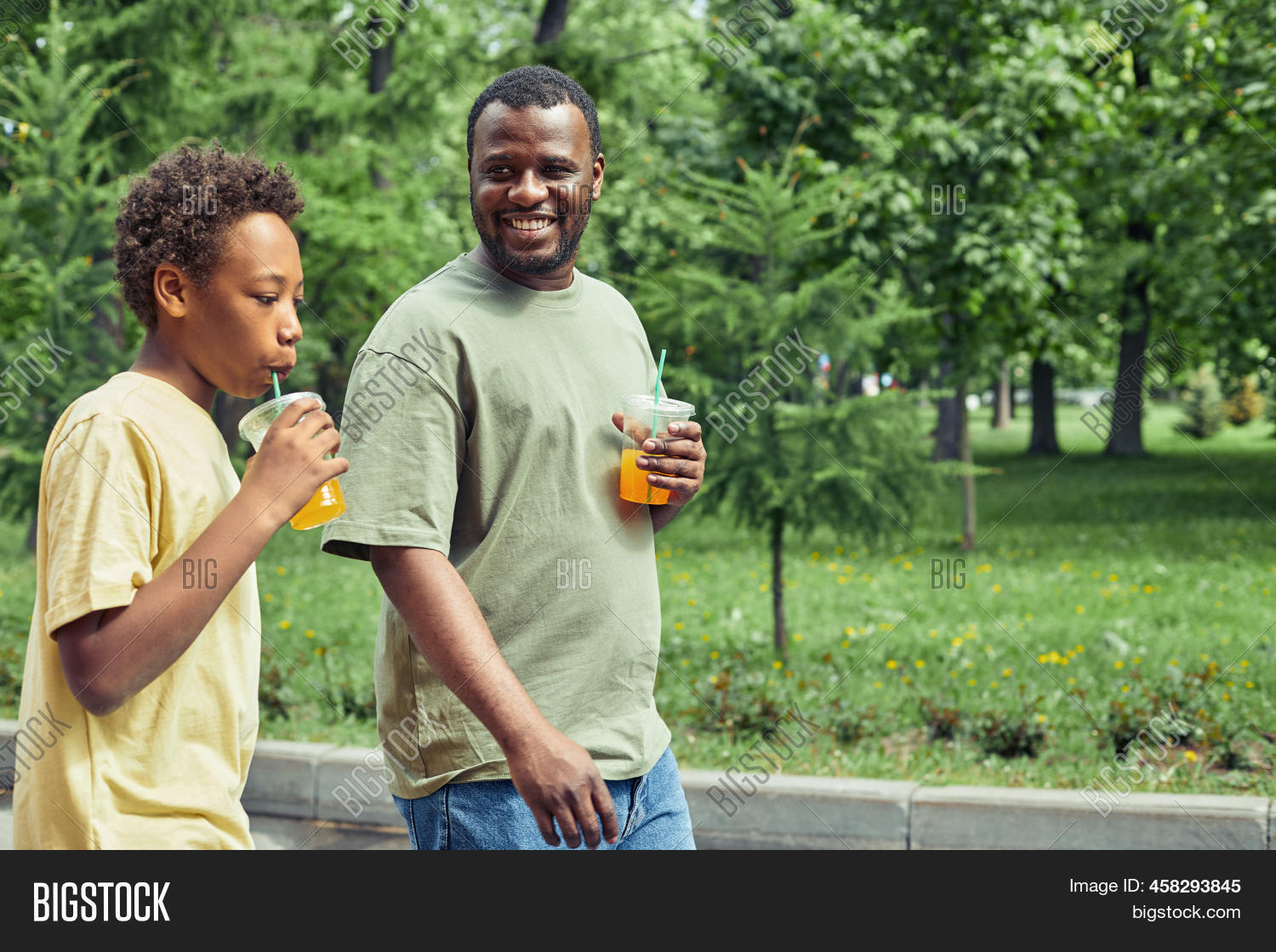 Happy African Dad Image & Photo (Free Trial) | Bigstock